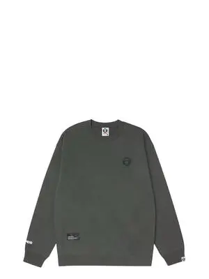 AAPE BY *A BATHING APE Moonface Patch Sweatshirt - Grey