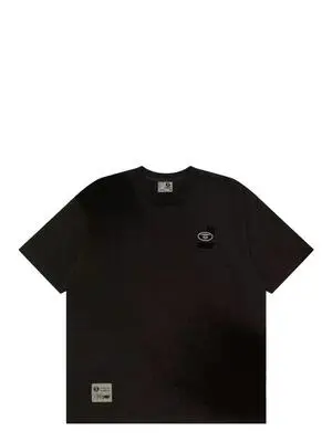 AAPE BY *A BATHING APE Moonface Fancy Logo T-shirt - Black