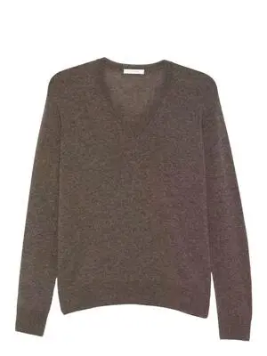 THE ROW The Row V-Neck Knit Sweater