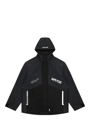 AAPE BY *A BATHING APE Hooded Jacket With Paneling - Blue