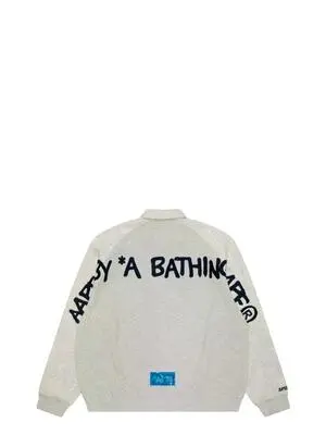 AAPE BY *A BATHING APE Logo-patch Sweatshirt - Grey