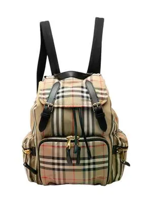 Burberry House Check Canvas Backpack - Neutrals