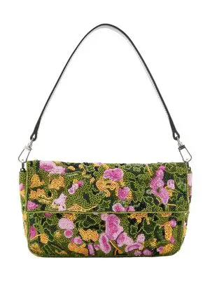 Staud Timmy Convertible Beaded Leather Bag - Multi