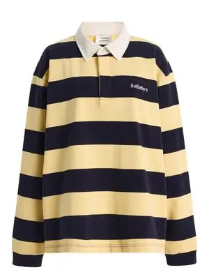 FRAME X Sotheby's Rugby Cotton Polo Shirt - Navy