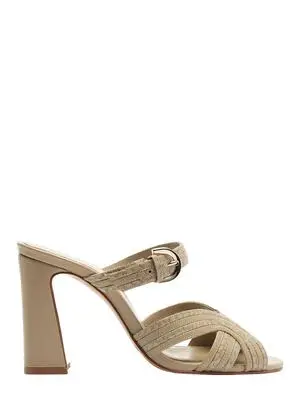 ALEXANDRE BIRMAN Naika Leather Mules - Neutral