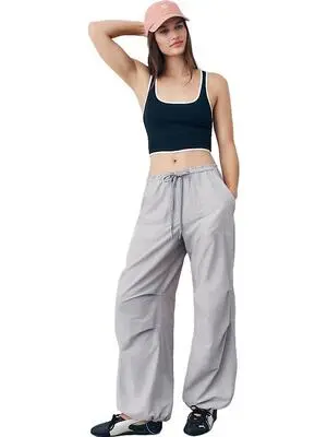 Daily Practice Gwen Slouchy Pants - Silver