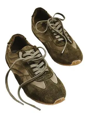Maeve Suede Colorblock Sneakers - Olive