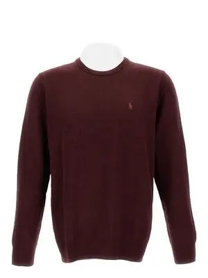Polo Ralph Lauren Polo Ralph Lauren Wool-Knit Crew Neck Pullover Rosso