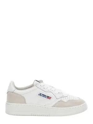 AUTRY Autry Medalist Low Leather Sneakers Bianco