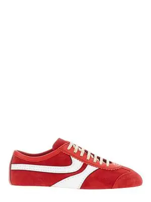 Dries Van Noten Dries Van Noten Suede Sneakers Rosso