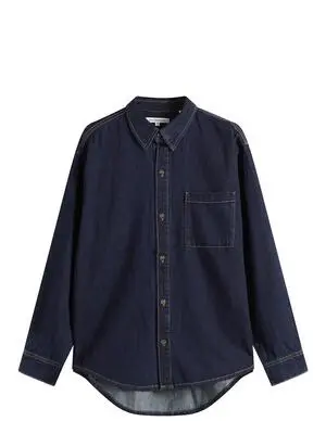 Good American Denim Oversized Shirt - Indigo