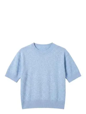 BRODIE CASHMERE Brodie Vicky Cashmere Tee Blue
