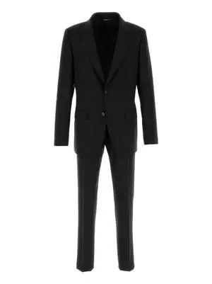 Dolce & Gabbana Stretch Wool Suit - Black