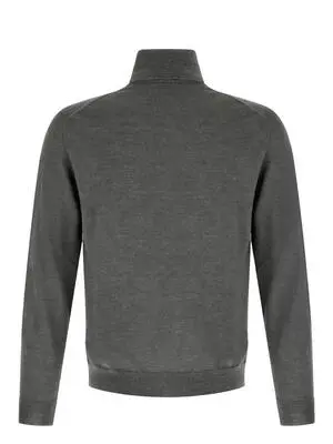 ZANONE Roll-neck Wool Sweater - Grey