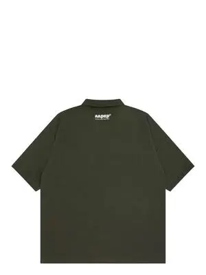 AAPE BY *A BATHING APE Aaper Logo-embroidered Polo Shirt - Green