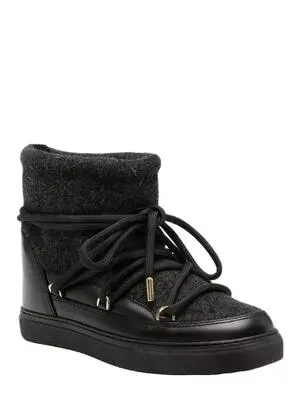 INUIKII Inuikii Felt And Leather Lace-Up Snow Boots