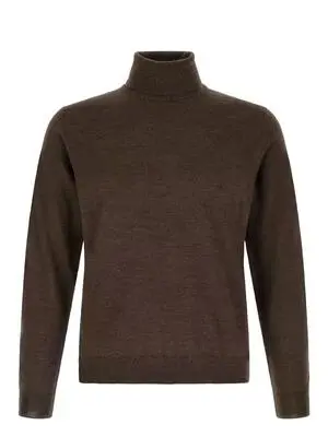 ZANONE High-neck Sweater - Brown