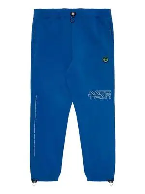 AAPE BY *A BATHING APE Moonface Patch Track Pants - Grey