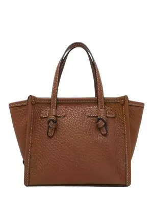 GIANNI CHIARINI Miss Marcella Leather Tote Bag - Brown