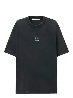 Alexander Wang Alexander Wang Graphic Print T-Shirt Black