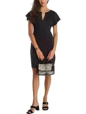 Guess Logo-plaque Mini Dress - Black
