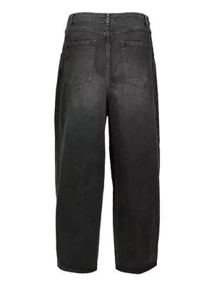 Needles Faded Panelled Jeans - Black
