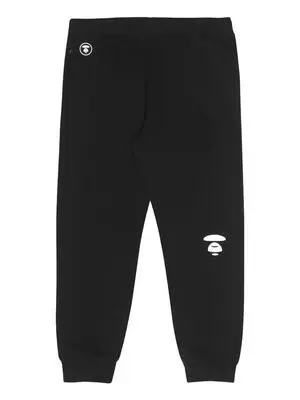 AAPE BY *A BATHING APE Moonface Fleece Track Pants - Black