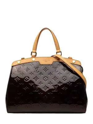 LOUIS VUITTON Monogram Vernis Brea Mm Satchel - Purple