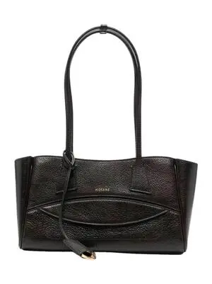 HIDESINS HIDESINS Logo Print Pebbled Tote Bag
