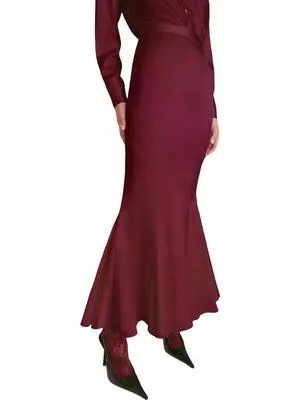 VIOLANTE NESSI Maxi Skirt - Red