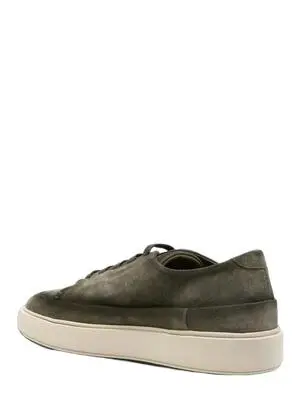 Officine Creative Suede Lace-up Sneakers - Green