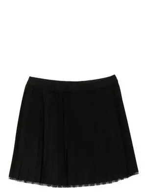 TWINSET TWINSET Pleated Mini Skirt With Lace Trim