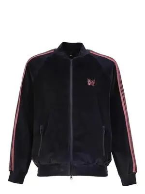 Needles Rib Collar Track Jacket Blue