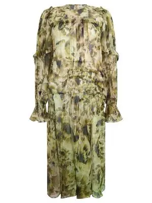 ALBERTA FERRETTI Alberta Ferretti Ruffled Maxi Dress