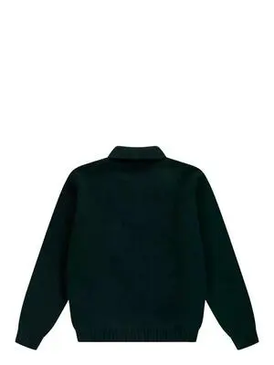 ARTE ANTWERP Cable-knit Zip-up Cardigan - Green
