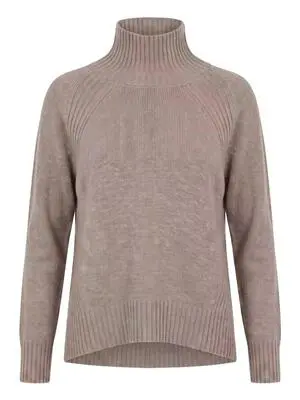 DONDUP Ribbed-knit Roll-neck Sweater - Neutrals