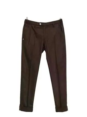 Jacob Cohen Wool Melange Trousers - Brown