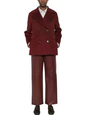MAX MARA S Max Mara Double-Breasted Virgin-Wool Coat