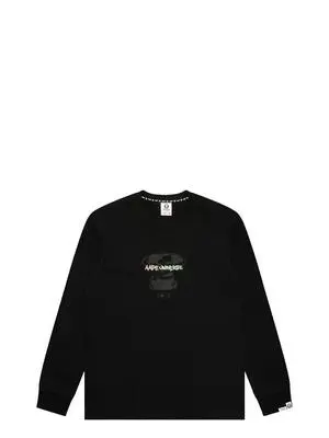 AAPE BY *A BATHING APE Moonface Graphic Sweatshirt - Black