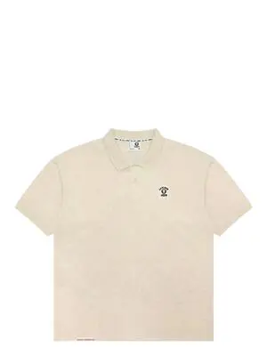 AAPE BY *A BATHING APE Moonface Logo-embroidered Polo Shirt - Neutrals