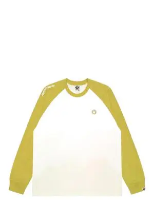 AAPE BY *A BATHING APE Aapenow Moonface Raglan T-shirt - Neutrals