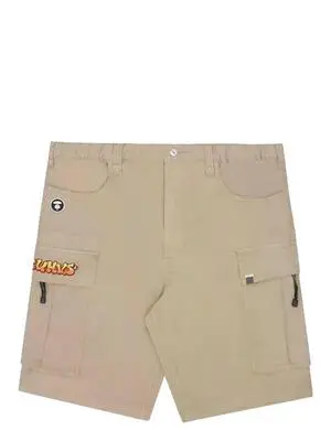AAPE BY *A BATHING APE Moonface Cargo Shorts - Neutrals