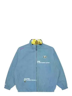 AAPE BY *A BATHING APE Moonface Reversible Jacket - Blue