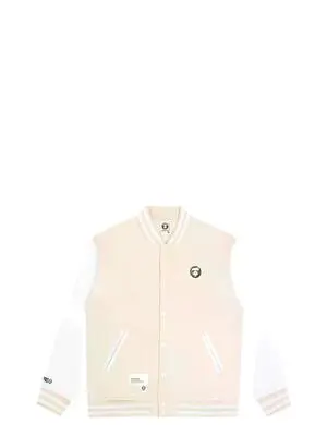 AAPE BY *A BATHING APE Moonface Patch Sweatshirt - Neutrals