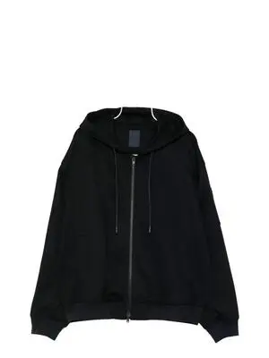 JUUN.J Zip-up Raglan-sleeve Hoodie - Blue