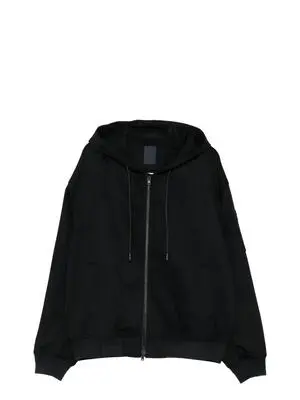 JUUN.J Zip-up Raglan-sleeve Hoodie - Blue