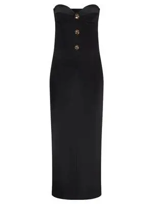 VIOLANTE NESSI Violante Nessi Strapless Corset Midi Dress