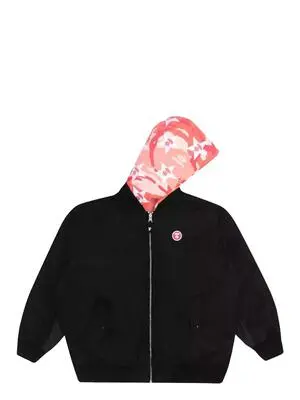 AAPE BY *A BATHING APE Reversible Hooded Bomber Jacket - Black
