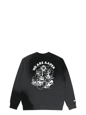 AAPE BY *A BATHING APE Graphic Sweatshirt - Green