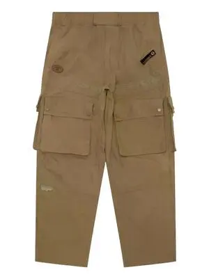 AAPE BY *A BATHING APE Moonface Logo Utility Cargo Pants - Brown